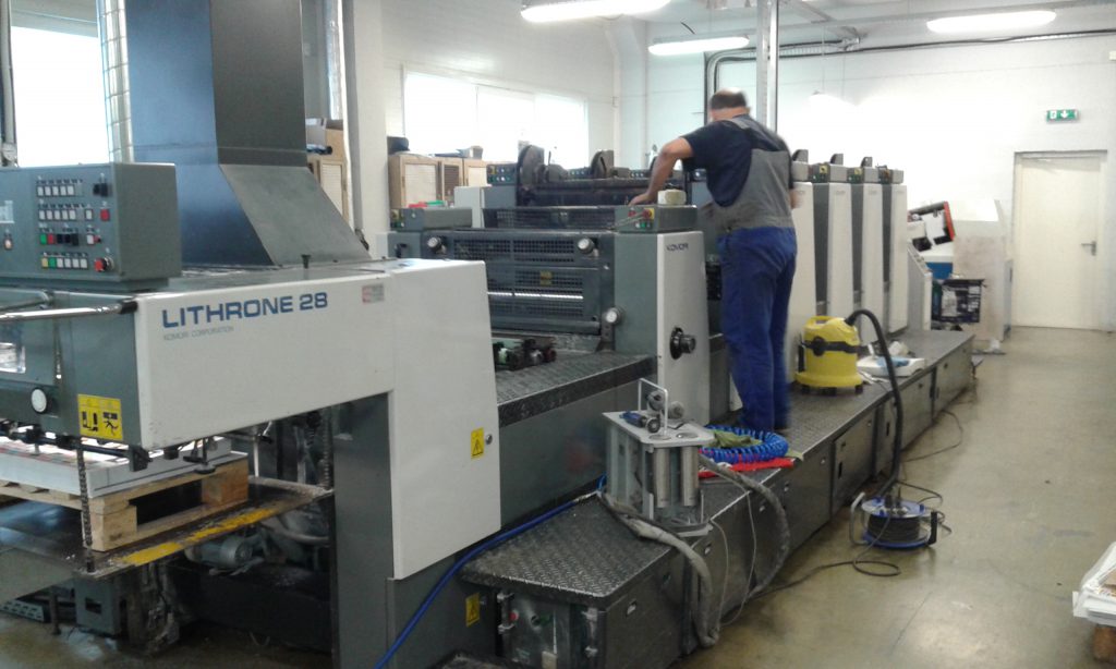 Restoration of printing cylinders on the offset printing equipment ...